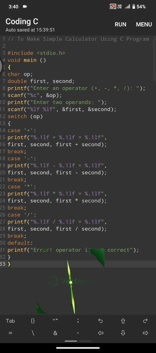 To Make Calculator Using C Programming || Creating a Simple Calculator #shorts #short #viral # ...
