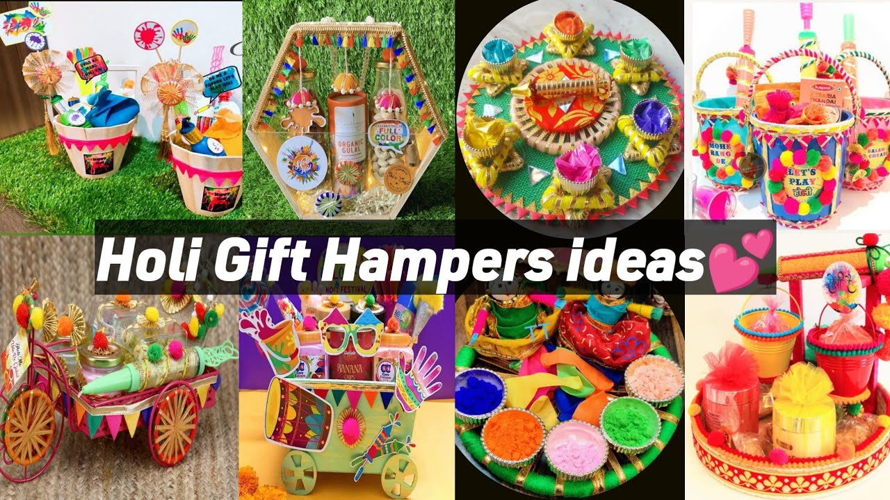 Holi gift hamper ideas to pack gifts for Holi | Holi Festival Gift ...