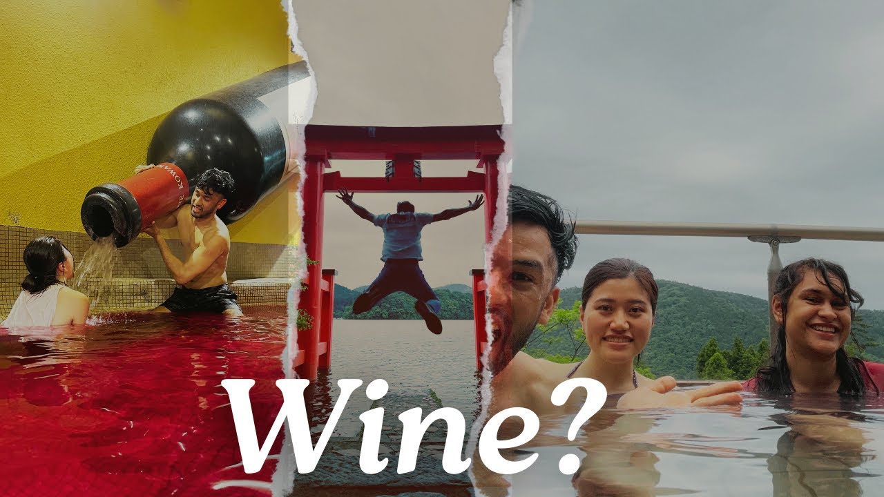 Wine Hot spring? 😳// Indian In Japan // Vlog 153. - YouTube