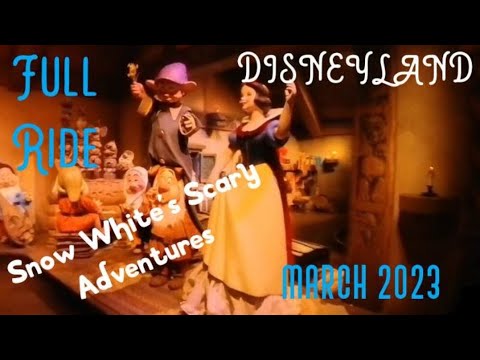 Full Snow White's Scary Adventures ride in Disneyland - YouTube