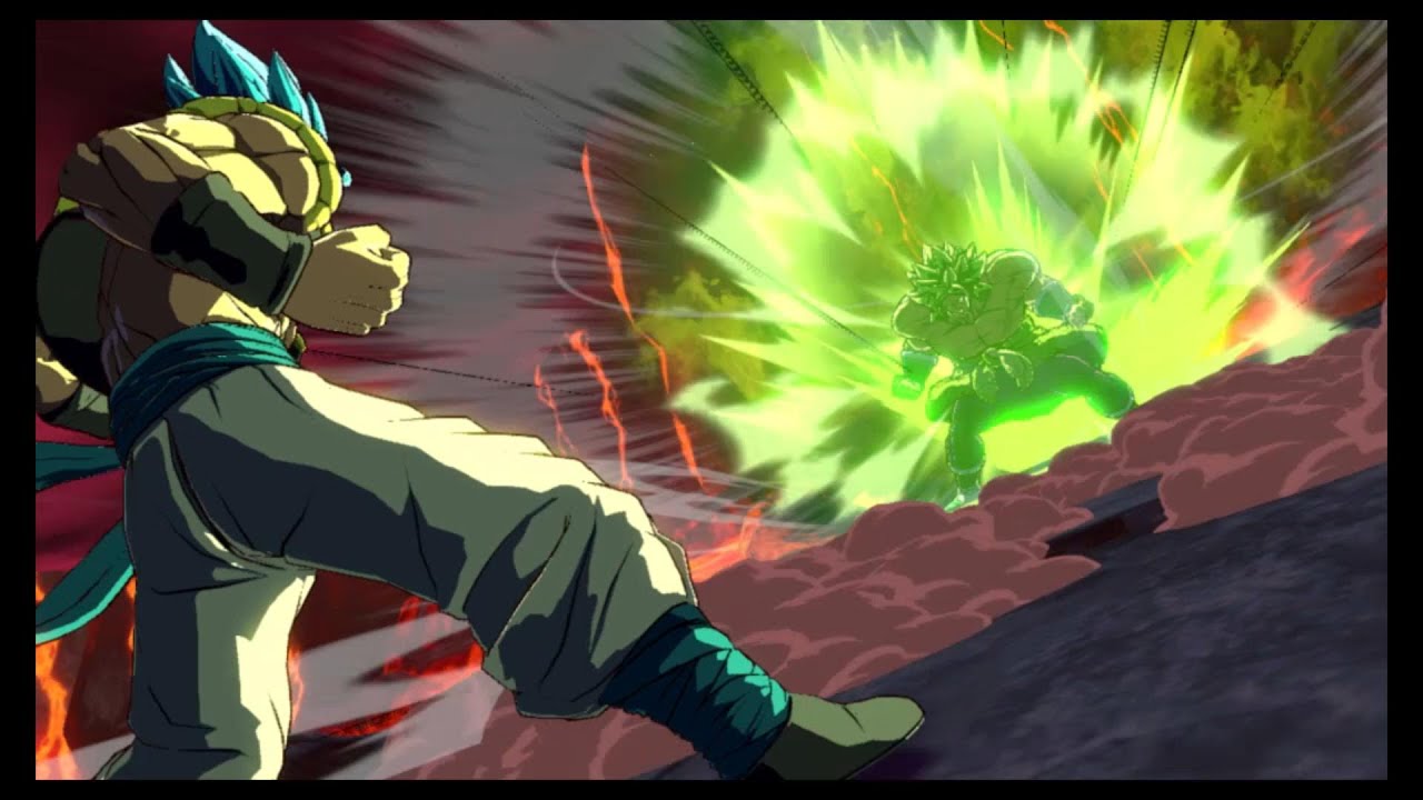 DBFZ Gogeta vs Broly but with fly me to the moon Bayonetta ver - YouTube