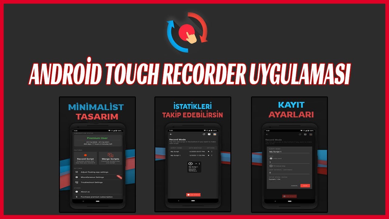 ANDROID MACRO RECORDER APK 2021 (Movement Repeating Application)-Touch ...