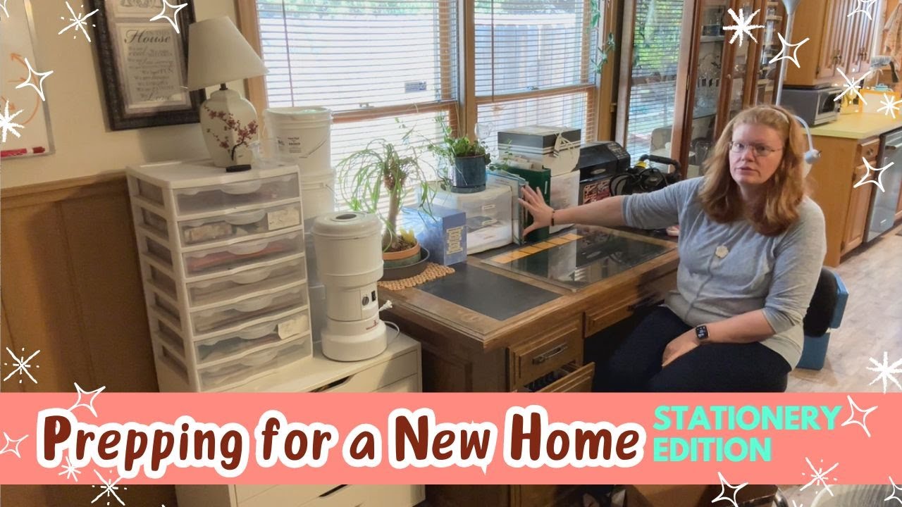 Clearing out a desk in preparation for downsizing. - YouTube