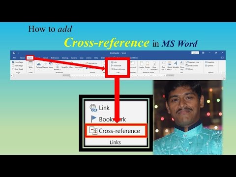 How to add cross reference in ms word - YouTube