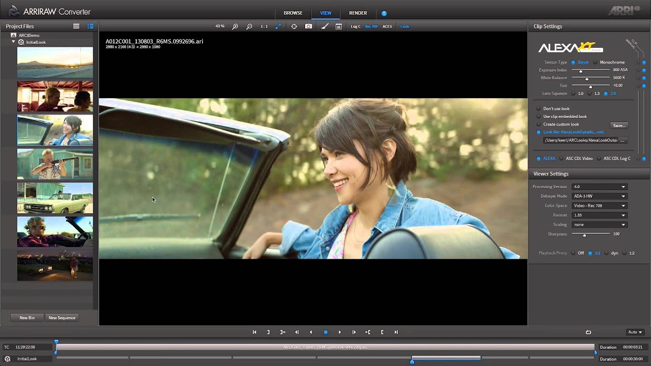 ARRI Tech Talk: ARRIRAW Converter - Copy Clip Settings - YouTube