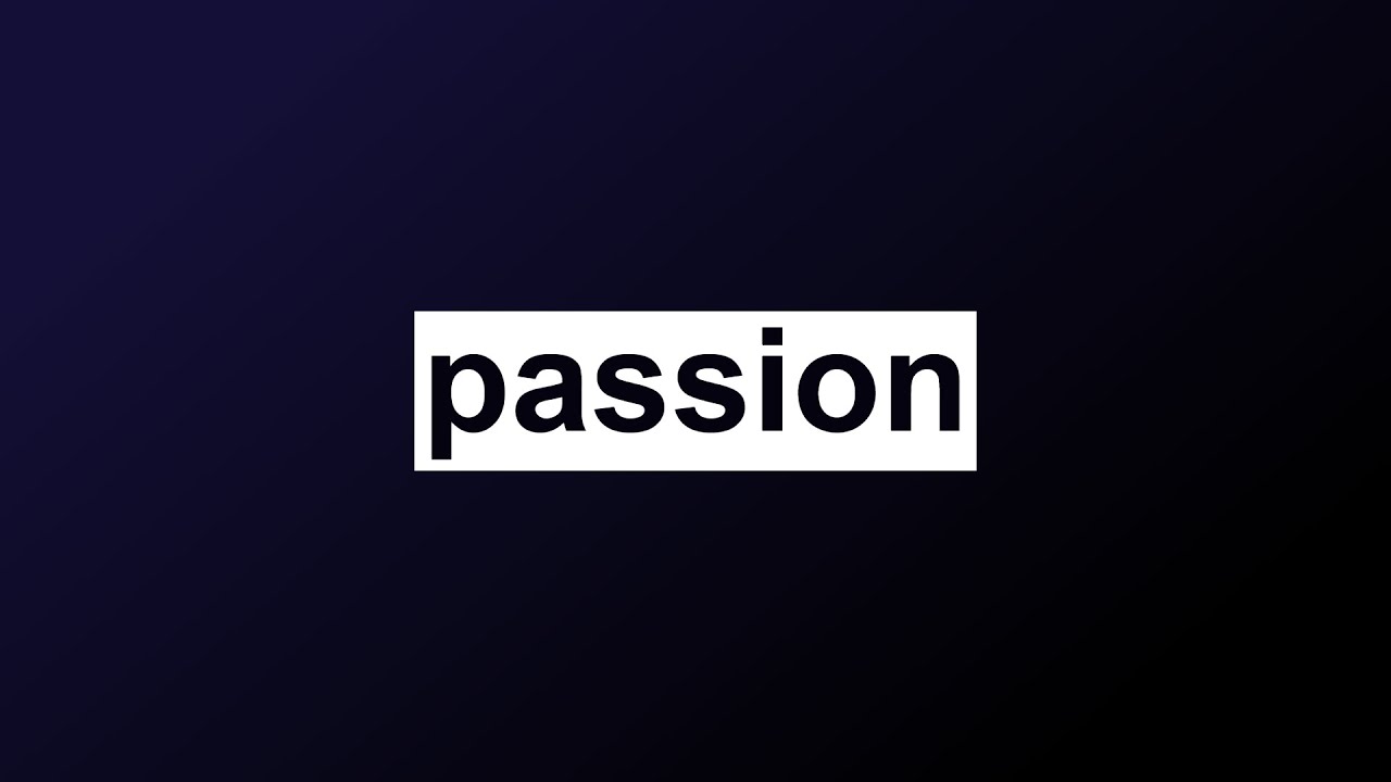 THEME:PASSION IN SERVING - YouTube