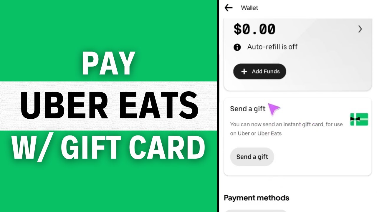 HOW TO PAY UBER EATS WITH GIFT CARD 2024! (FULL GUIDE) - YouTube