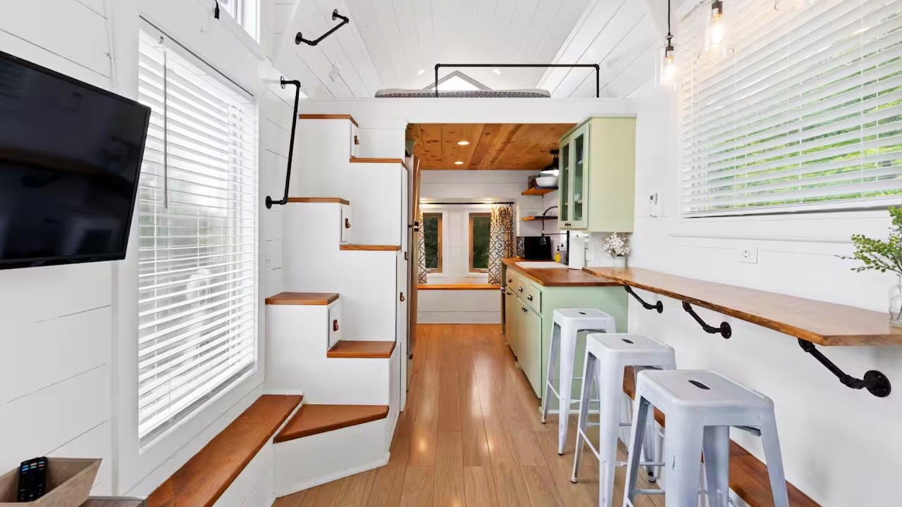 The Most Unique Beautiful Junior Mint Tiny House in North Carolina ...