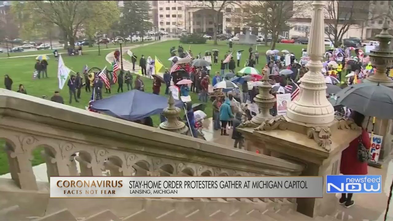 Michigan Protests - YouTube