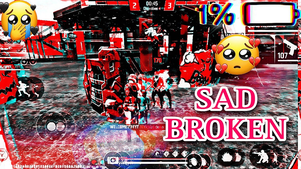 free fire broken heart status || free fire broken shayari _💔😭🥀|| Free ...