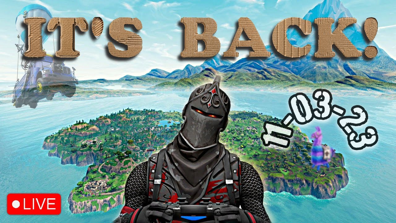 FORTNITE -CHAPTER 1- UPDATE *COUNTDOWN! (LIVE) - YouTube