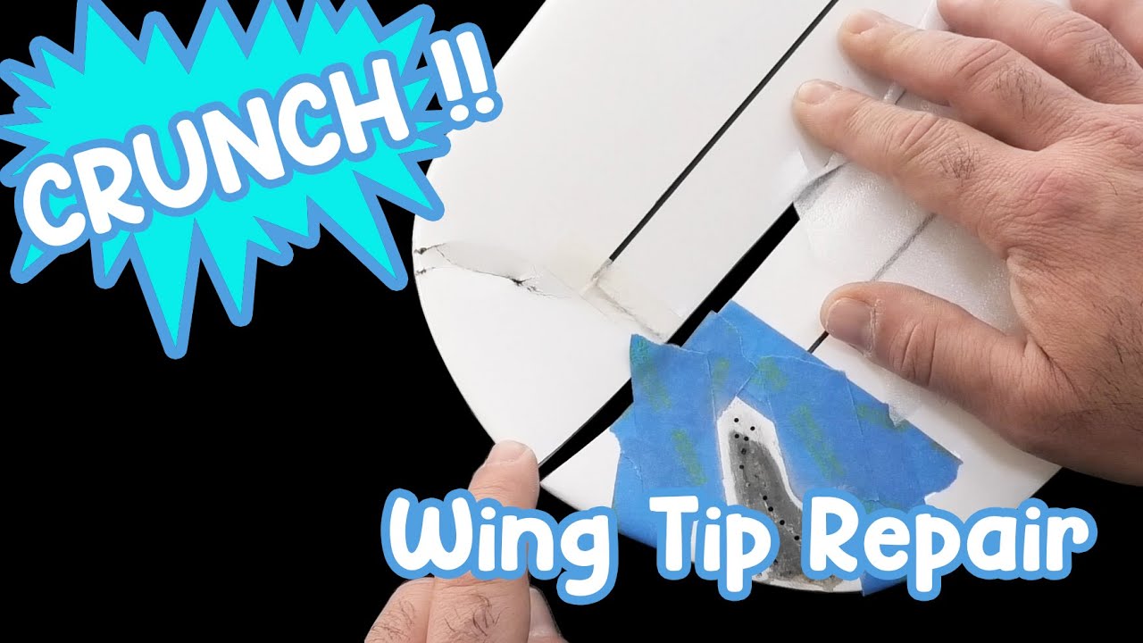 Repairing composite RC sailplane wing tips. The dreaded pointy tips ...