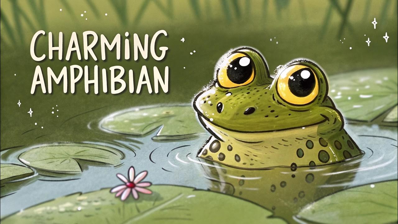 Charming Amphibian Song for Kids | Fun Nursery Rhyme About Frogs and ...