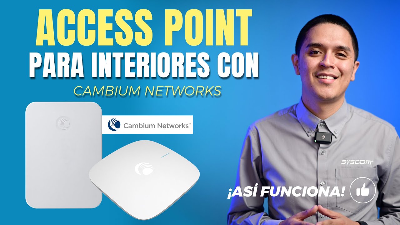 Access point para interiores con CAMBIUM NETWORKS - YouTube