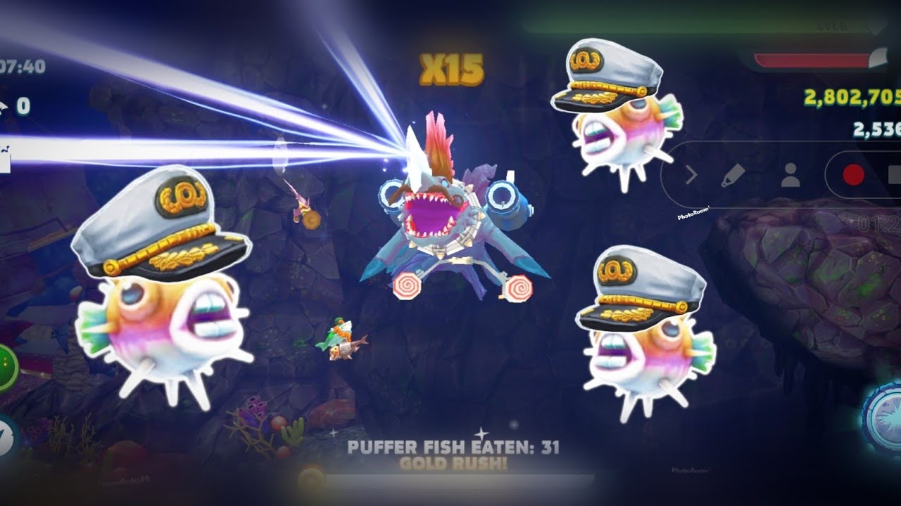 event Puffer Fish Location ( hungry shark evolution) - YouTube