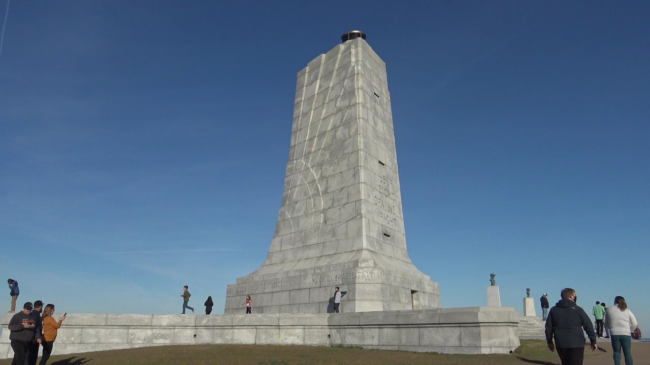 Wright Brothers First Flight Memorial - Kitty Hawk, North Carolina ...