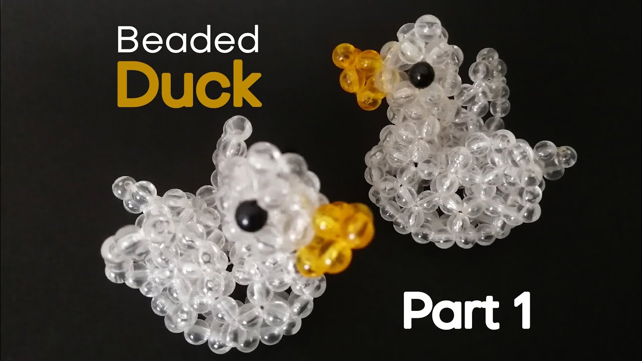 DIY How to Make Beaded Duck Part 1 | Easy Duck Making with Beads | Tutorial - YouTube
