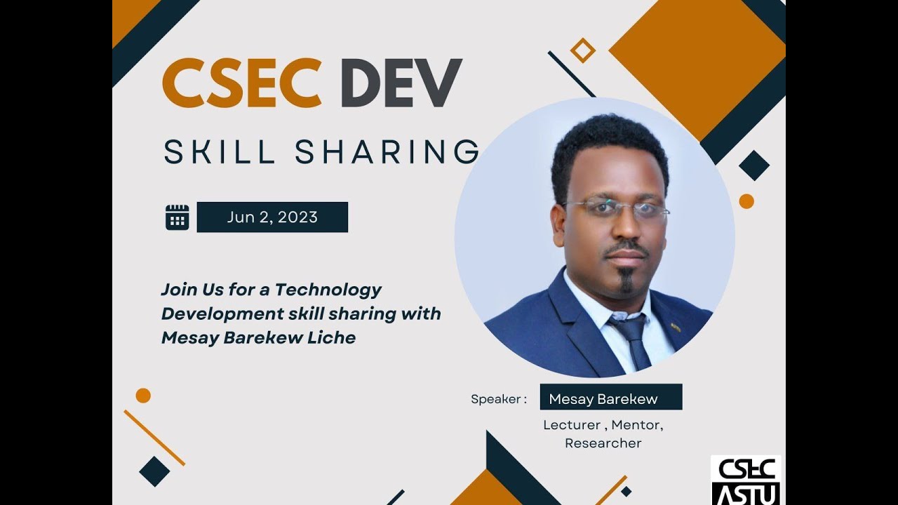 Skill Sharing Friday, 2 Jun, 2023 |CSEC Dev - YouTube