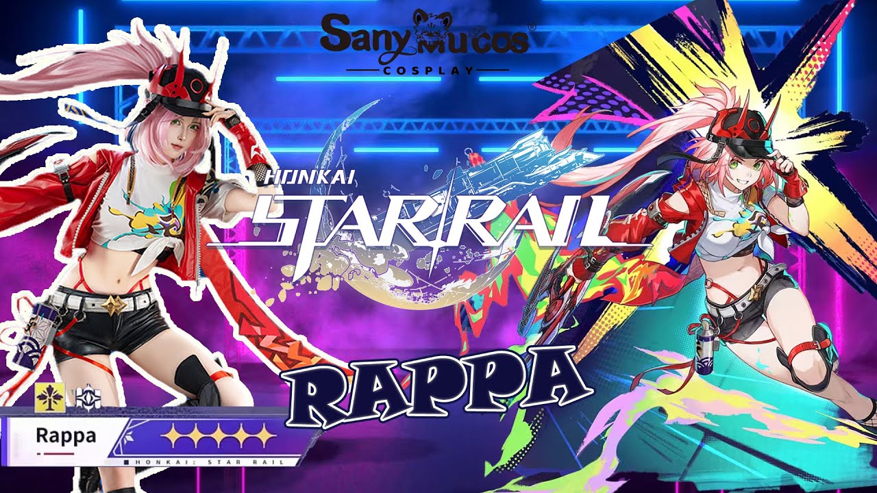【SanyMuCos】Game Honkai: Star Rail Cosplay Rappa Cosplay Costume Premium ...