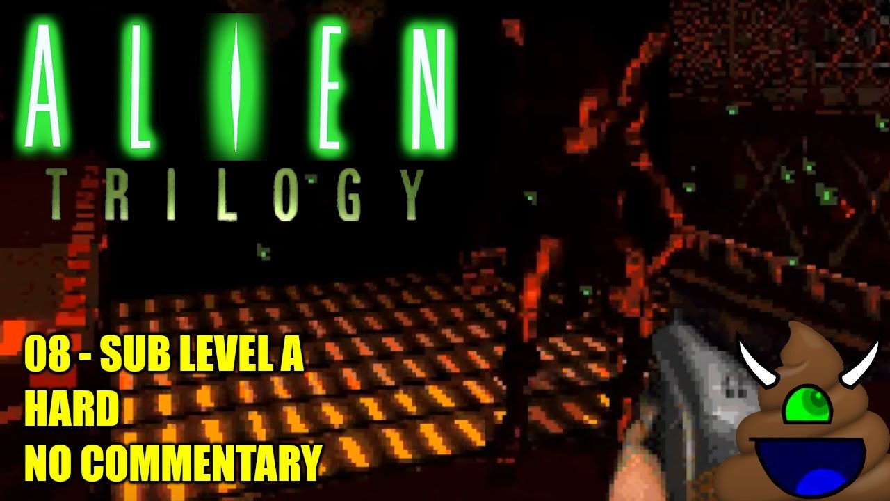 Alien Trilogy PC (DOSBox) - 08 Sub Level A - YouTube