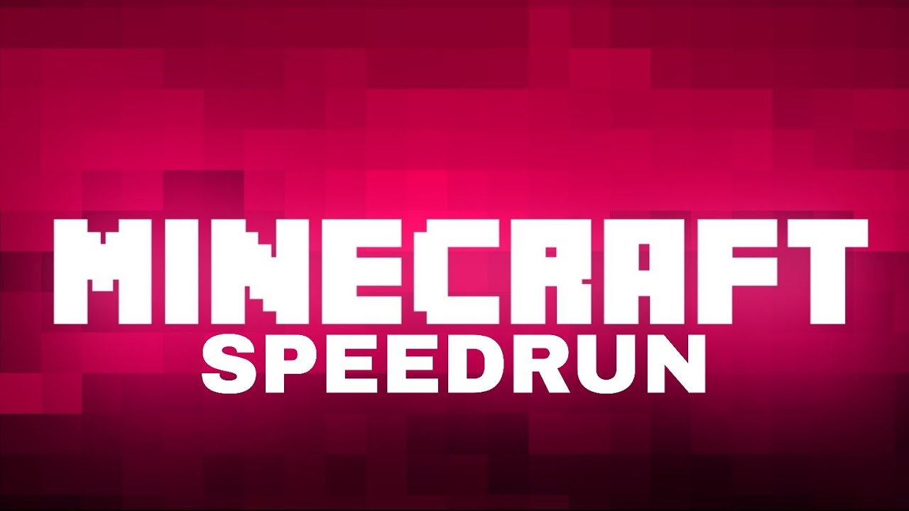 minecraft speedrun (world record) - YouTube