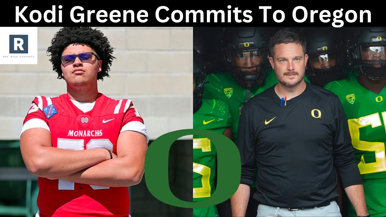 Kodi Greene Commits To Oregon | Oregon Ducks Recruiting News - YouTube