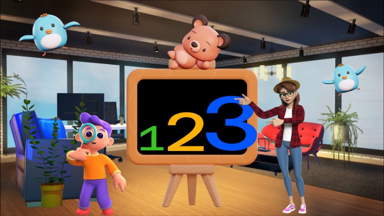 Learn 1 to 10 Numbers & Fruit Names | abcd rhymes | abcde | abcd song ...