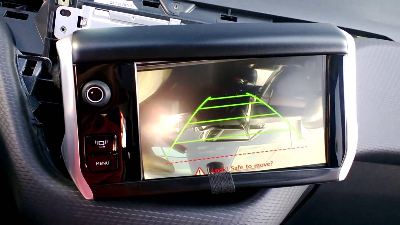 PEUGEOT NEW 208, 2008 Rear View Camera OEM Integration Demo Video / 푸조 ...