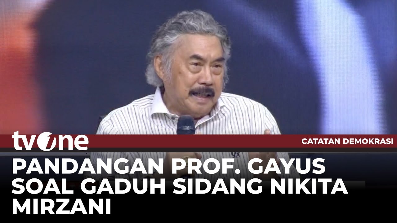 Prof. Gayus: Yang Terjadi Adalah Penyalahgunaan Keadaan | Catatan ...
