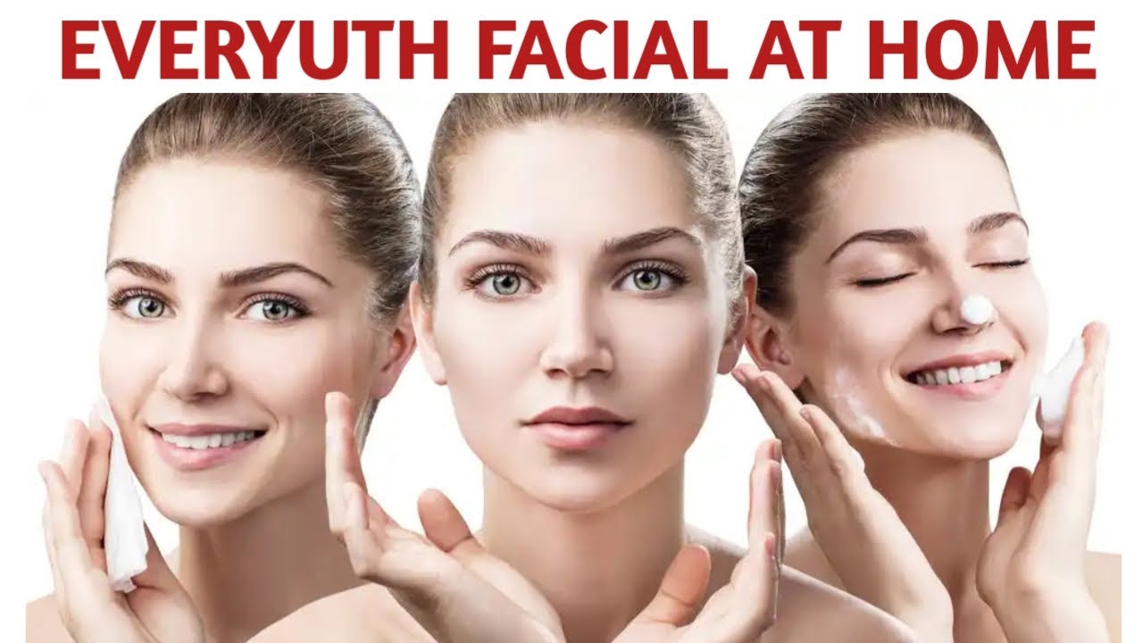 EVERYUTH FACIAL AT HOME | EVERYUTH GOLDEN PEEL OFF MASK |FACIAL SCRUB ...