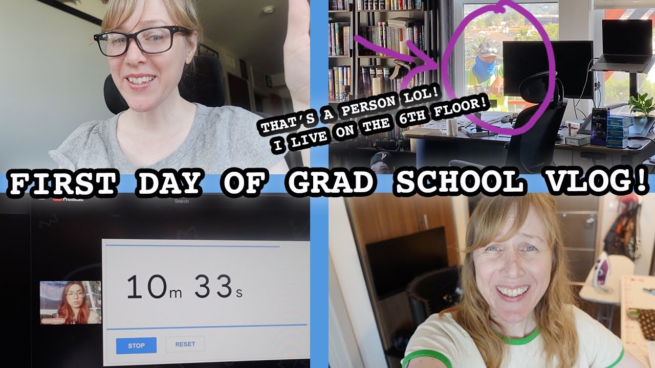 My First Day of Grad School! (Starting over at 50!) - YouTube