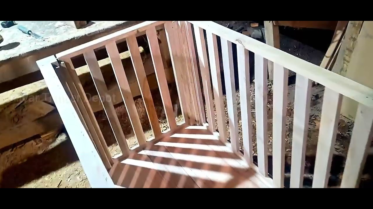 Sliding Side Baby Cot - Aliyar Timber Depot - YouTube