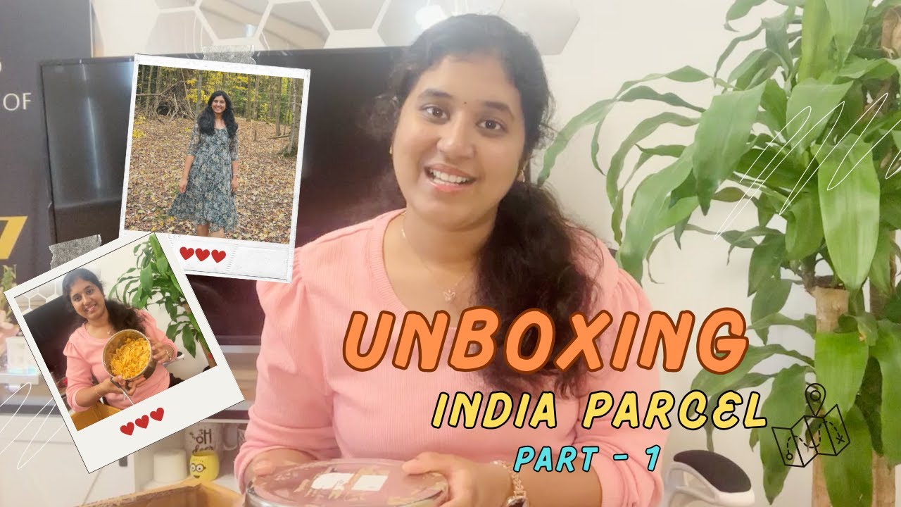Unboxing India Parcel Part-1 | India To Canada Parcel | Telugu Vlogs ...