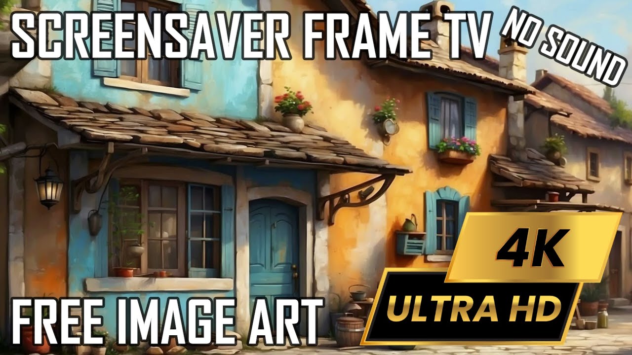 Old Village Screensaver Frame TV 4K | 10 MIN Wall Art [AI-Generated, No ...