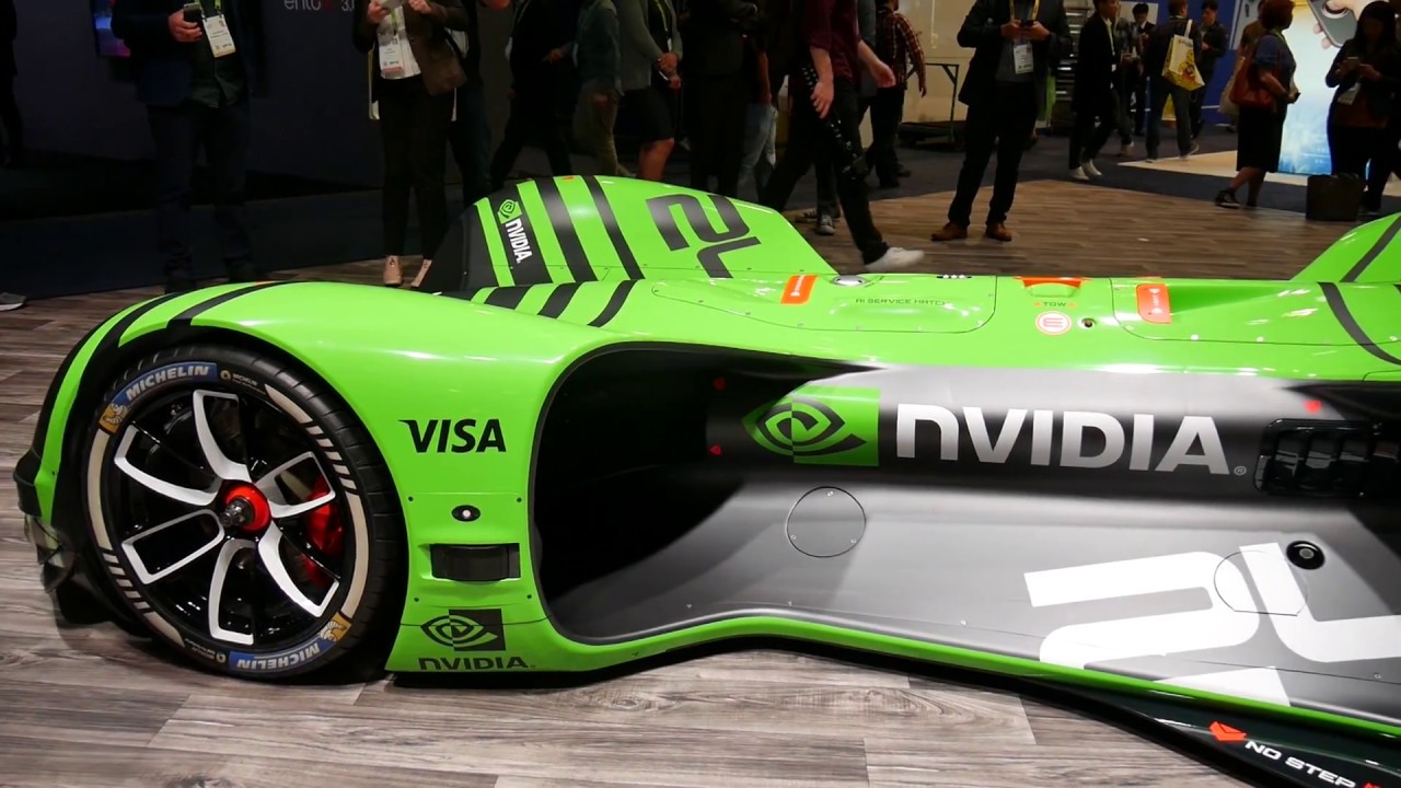 NVidia's Self Driving Car Tech at CES 2018 - YouTube