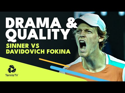 Drama & Quality in Sinner vs Davidovich Fokina Battle | Dubai 2022 Highlights