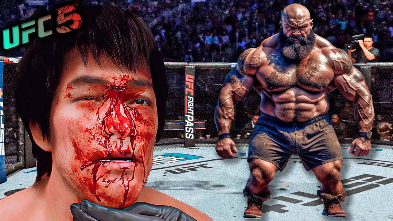 Dwarf Yard Man vs. Bruce Lee (EA sports UFC 5) - Rematch - YouTube