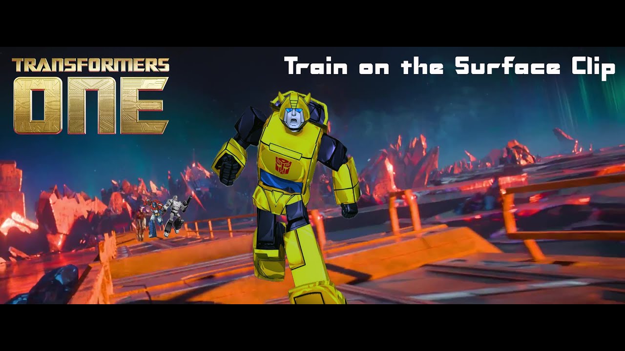 Transformers One Train on the Surface Clip but Dubbed with G1 Voices ...