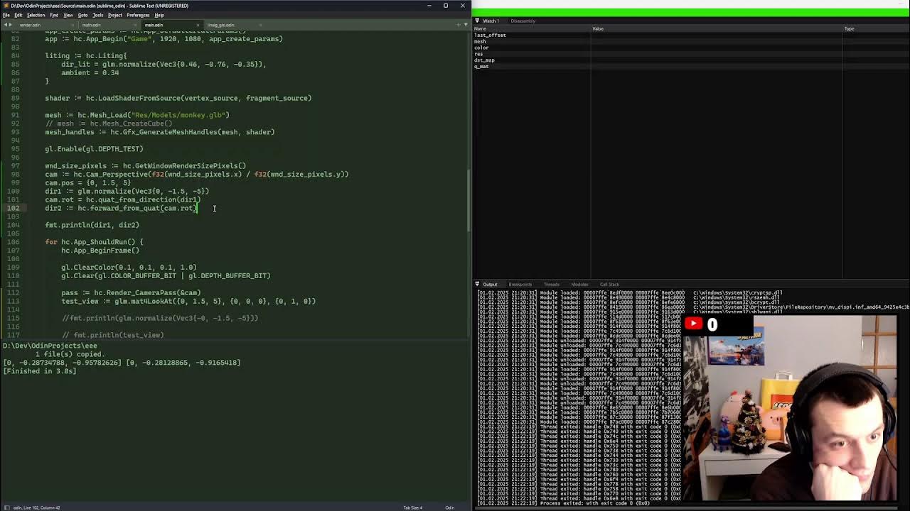 Coding a game engine in Odin - YouTube
