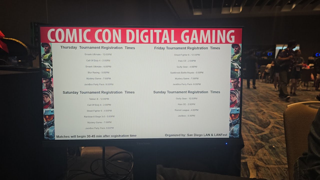 Game Rooms #comiccon - YouTube