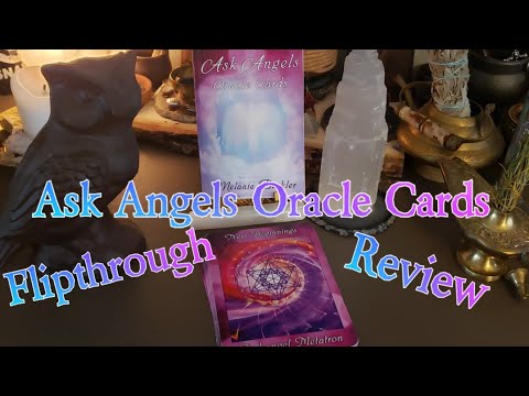 🌌 Oracle Deck Flipthrough and Review 🌌 Ask Angels Oracle Cards - YouTube