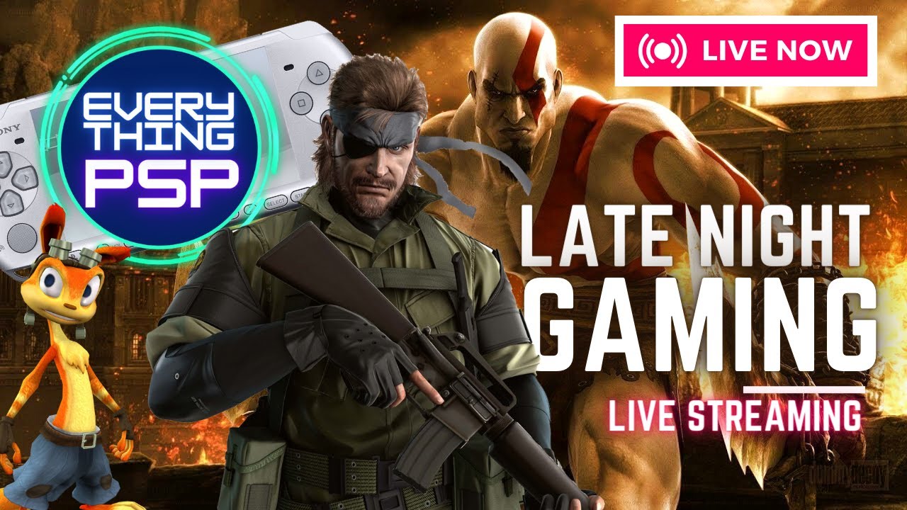 Late Night PSP Gaming Live Stream #1 - We're Back! Streaming PSP Games ...