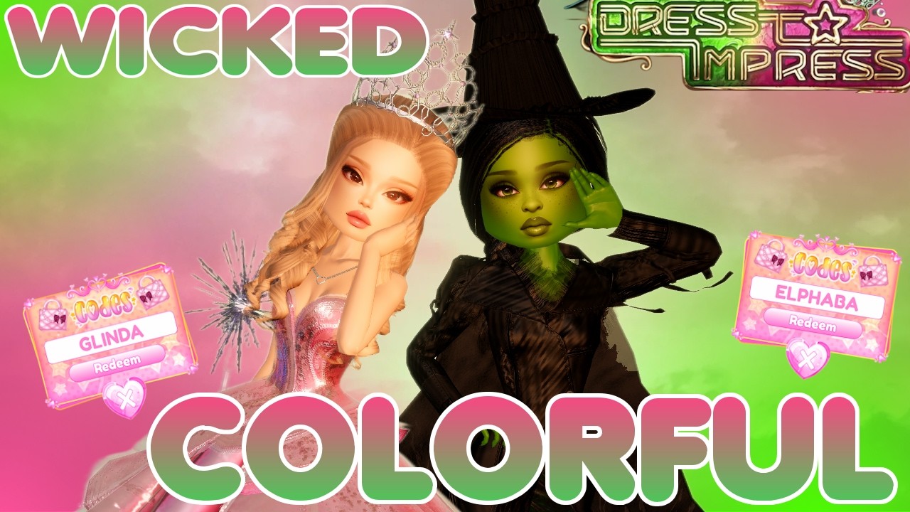 DTI | Wicked Color-coded Character | REUPLOAD! 🩷💚 - YouTube