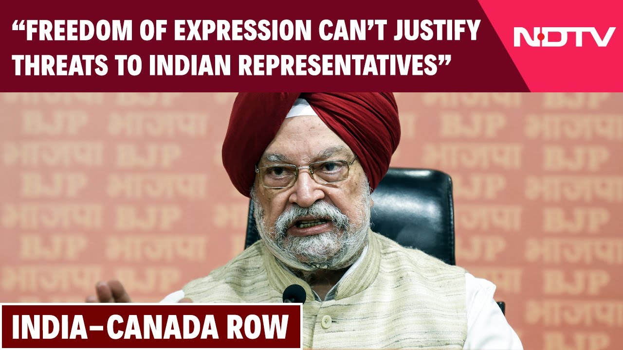 India Canada Row | "Freedom Of Expression Can’t Justify...": Hardeep ...