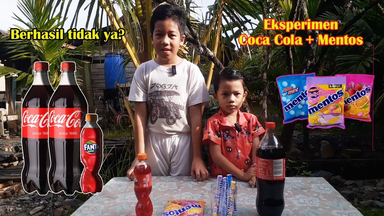 Coca Cola + Mentos di Eksperimen Altaf, Seseru Apa Ya??? - YouTube