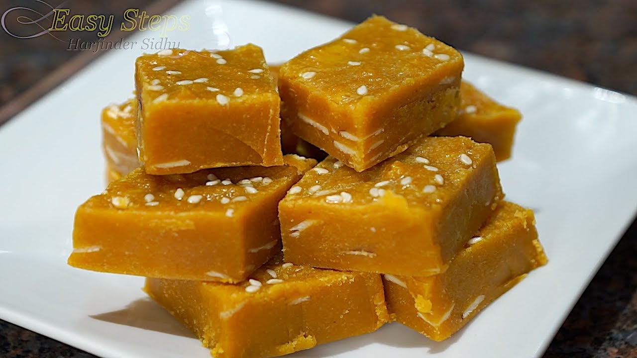 Besan Barfi | Happy Diwali Vesan Burfi - YouTube