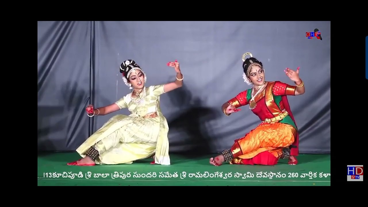 Saraswathi Namosthuthe sharade Kuchipudi dance/ Akshara nataraj Meghana ...