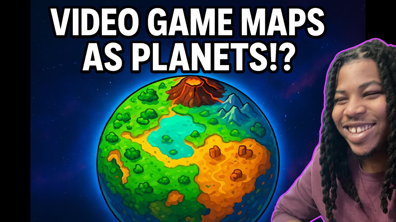 Video Game Map Size Comparison PLANET VERSION - Reaction - YouTube