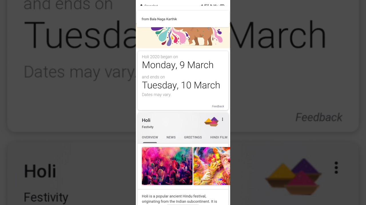 New Holi special game in Google chrome - YouTube
