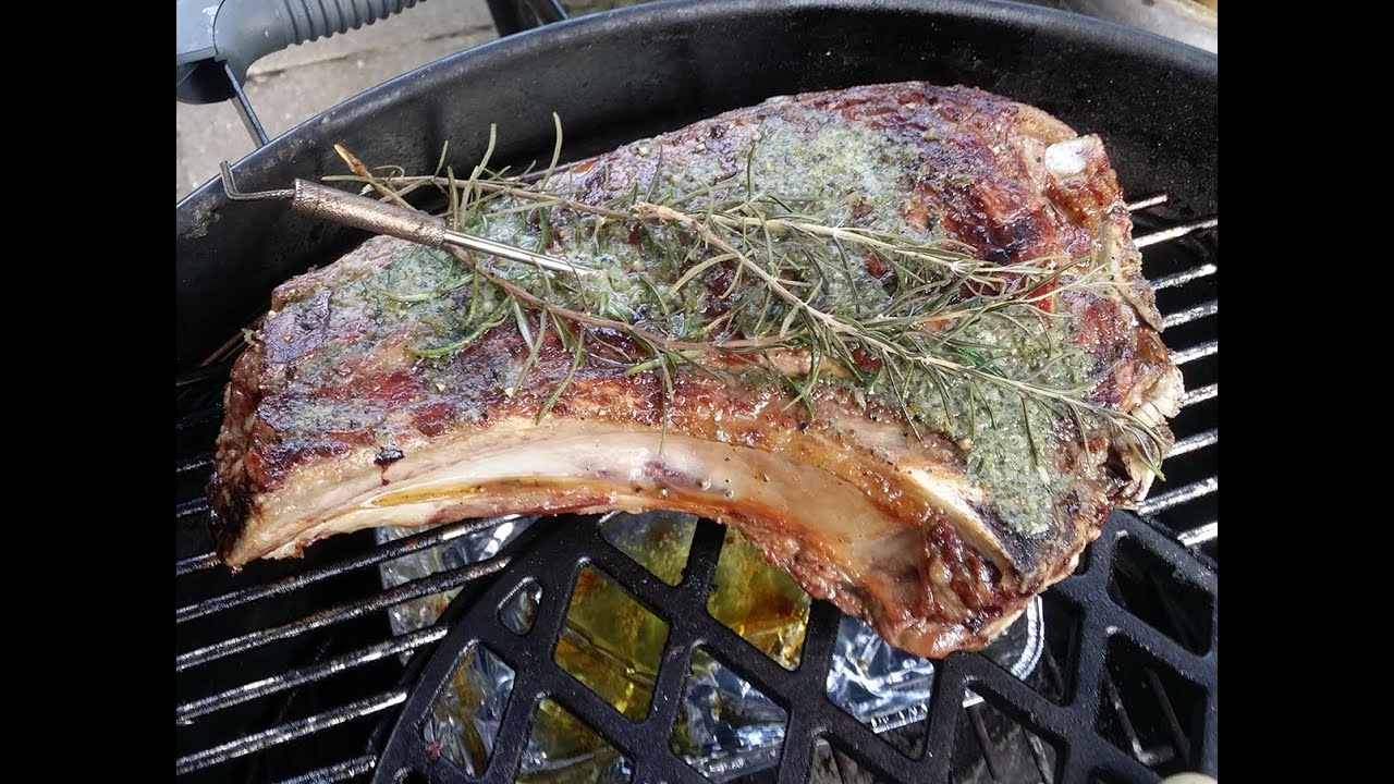 BBQ Rinder Kotelett Steak 1,766 Kg - Frank grillt - YouTube